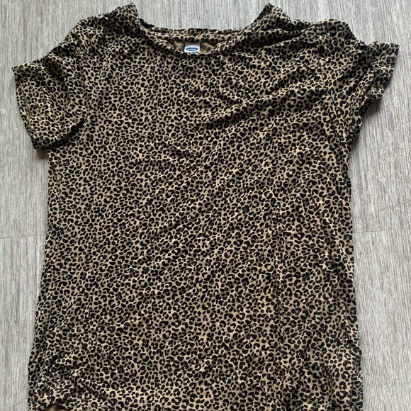 Old Navy | Tops | Leopard Print Shirt | Poshmark